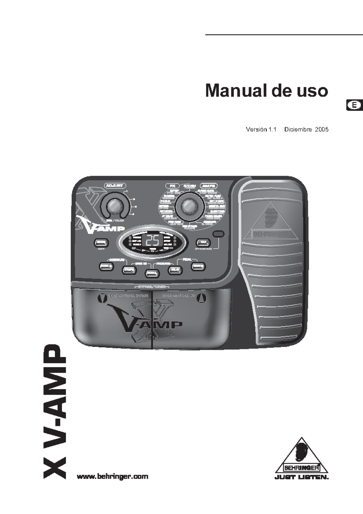 Manual- behringer X-Vamp-pdf - 2 Eew 2I I22222h 22PHHS w 2 2 P sx ggsyxi 2 - Studocu