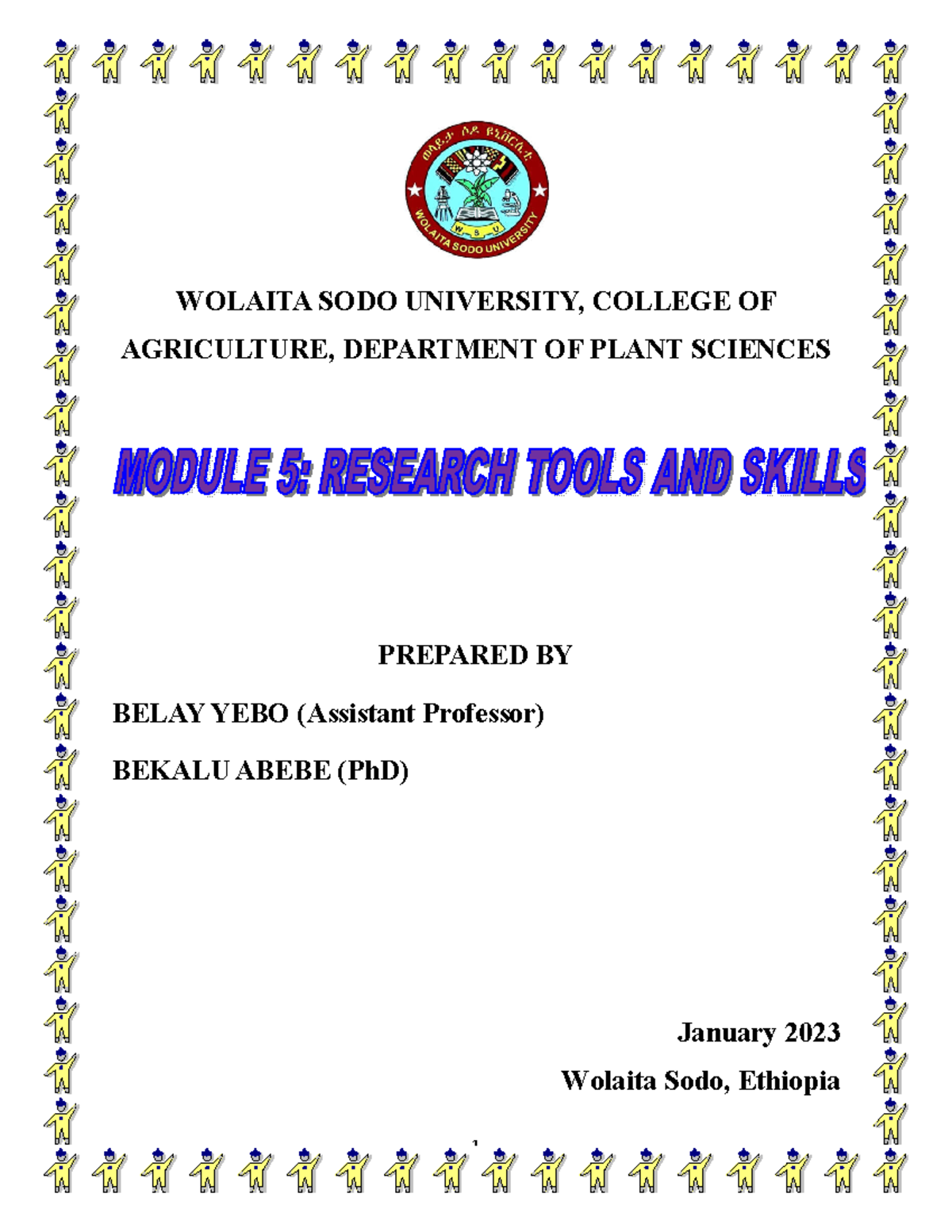 Research Tools AND Skills - WOLAITA SODO UNIVERSITY, COLLEGE OF ...