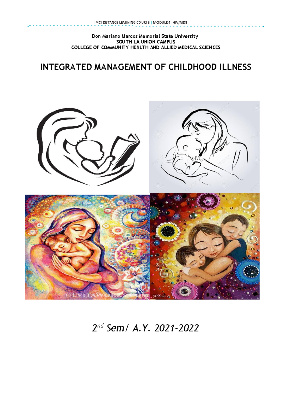 Module IV- IMCI-HIV - INTEGRATED MANAGEMENT OF CHILDHOOD ILLNESS - Don ...