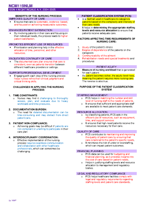 NLM PRELIM - Types OF Modalities of Care - NCM119NLM BSN 4 NIGHTINGALE ...