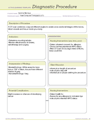 ATI Medication Template- Ketorolac - ACTIVE LEARNING TEMPLATES ...