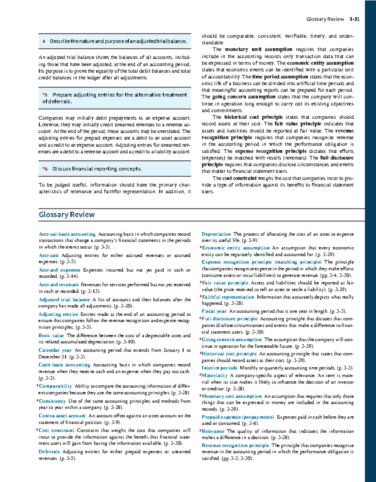 Exercise - Glossary Review 3- 4 Describe the nature and purpose of an ...