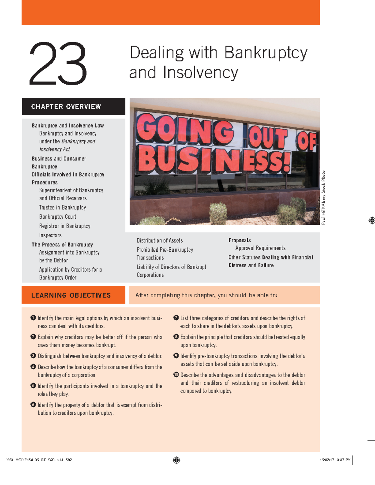 23,24 - textbook - Dealing with Bankruptcy and Insolvency LEARNING ...