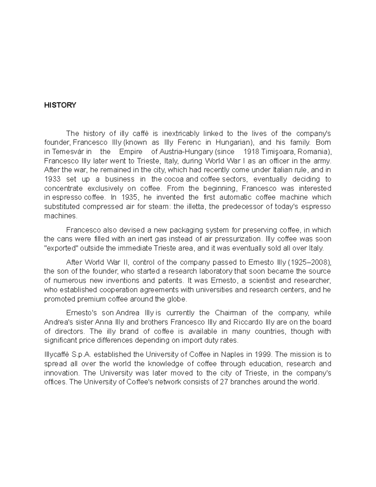 History of cafe for interior design study - Studocu