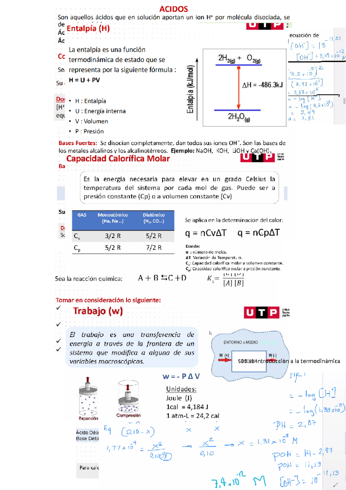 Quimica - Introducción a la termodinámica - Quimica Inorganica - S09 Introducción a la ...