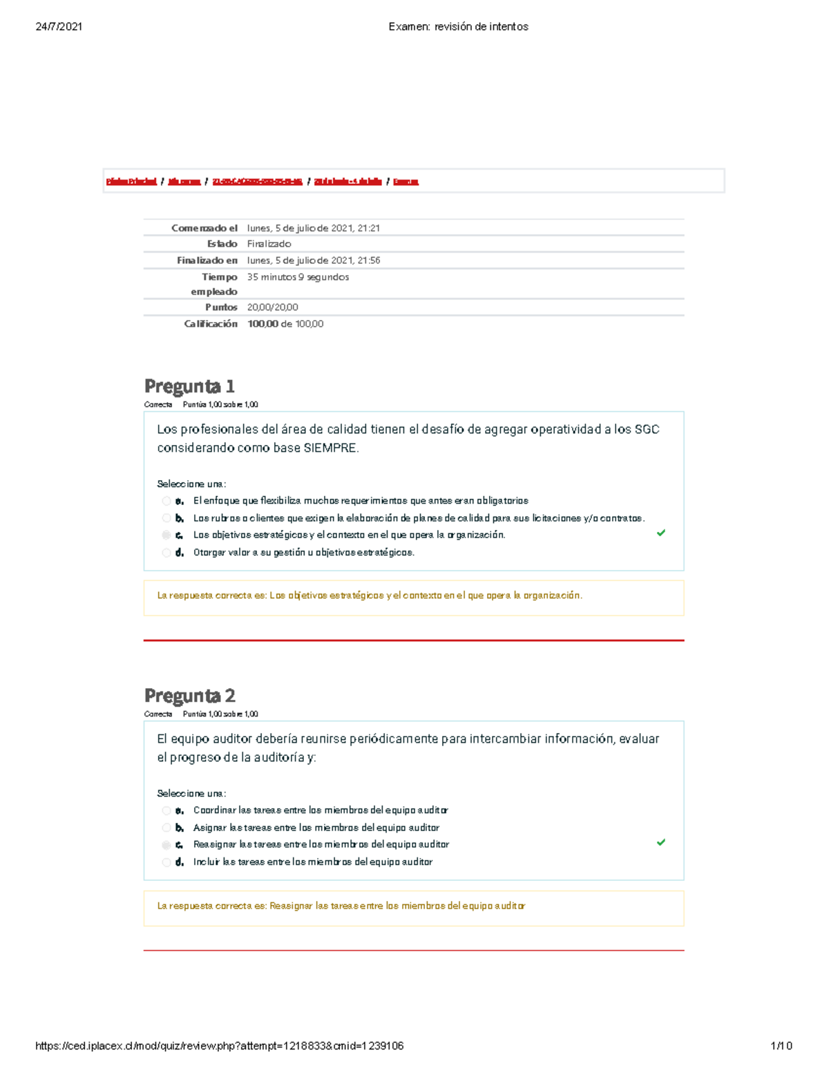 Examen control y - Página Principal / Mis cursos / 21-2B-CAC6005-200-05-BI-NR / 28 de junio - 4 ...