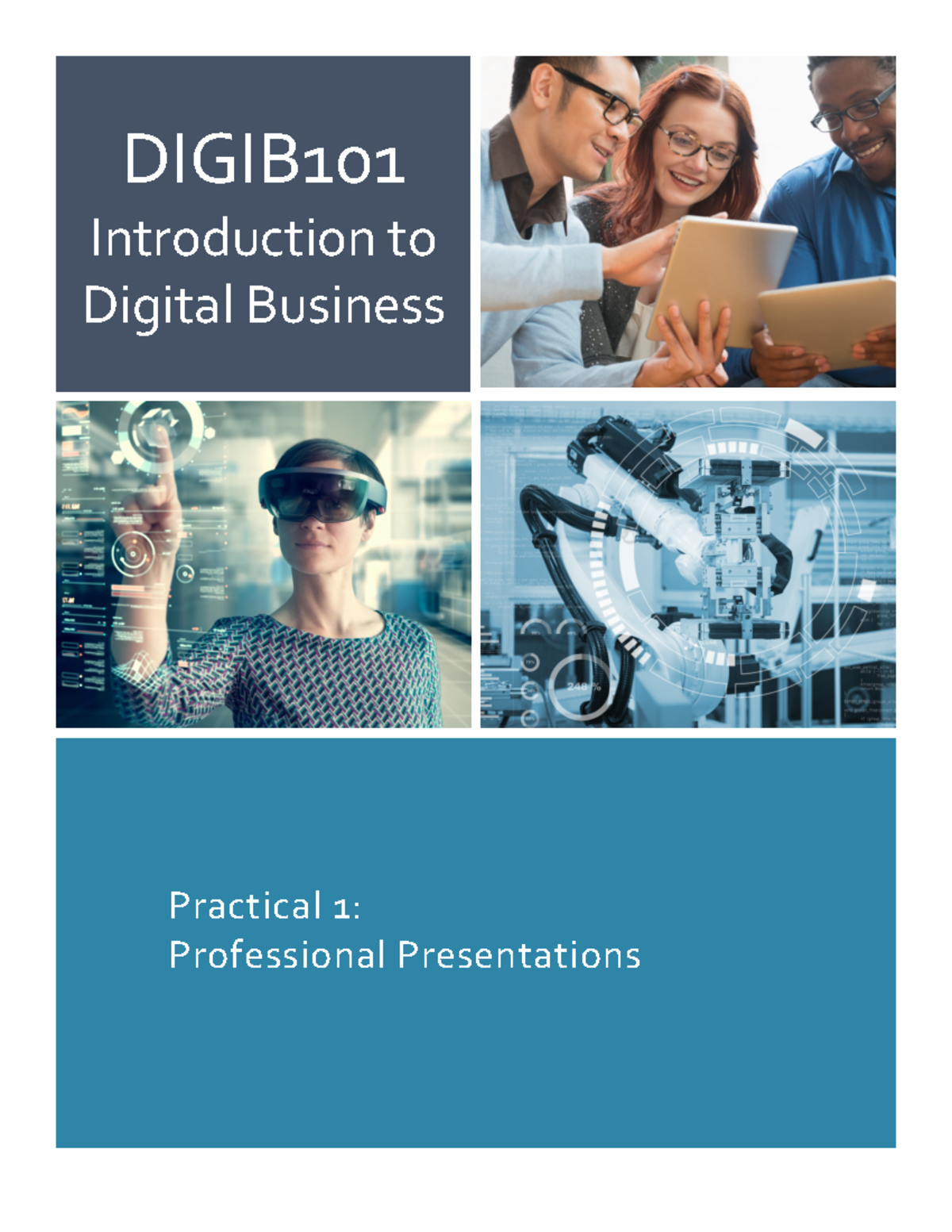 Practical 1 Instructions - DIGIB 101 Introduction to Digital Business ...