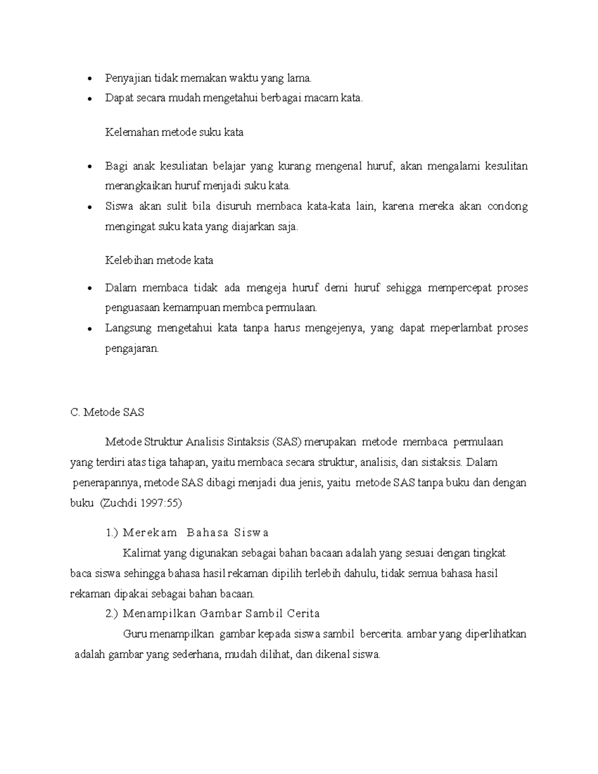 Metode Struktur Analisis Sintaksis (SAS) Resume vol 4-6 - Penyajian ...