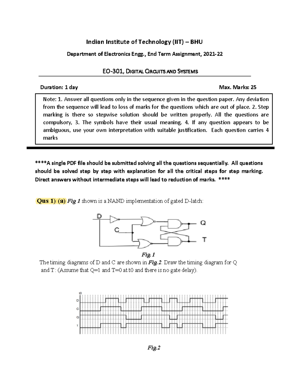Questions - Practice tutorial - Indian Institute of Technology (IIT ...