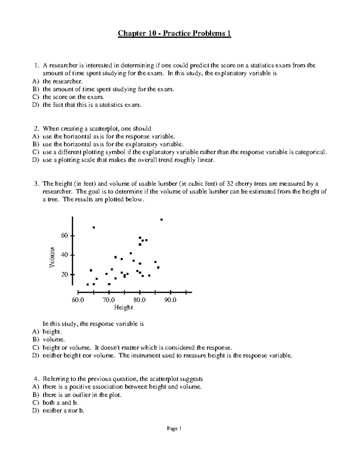 Ch 10 set 1 - These are homework problems for each chapter. Use these ...