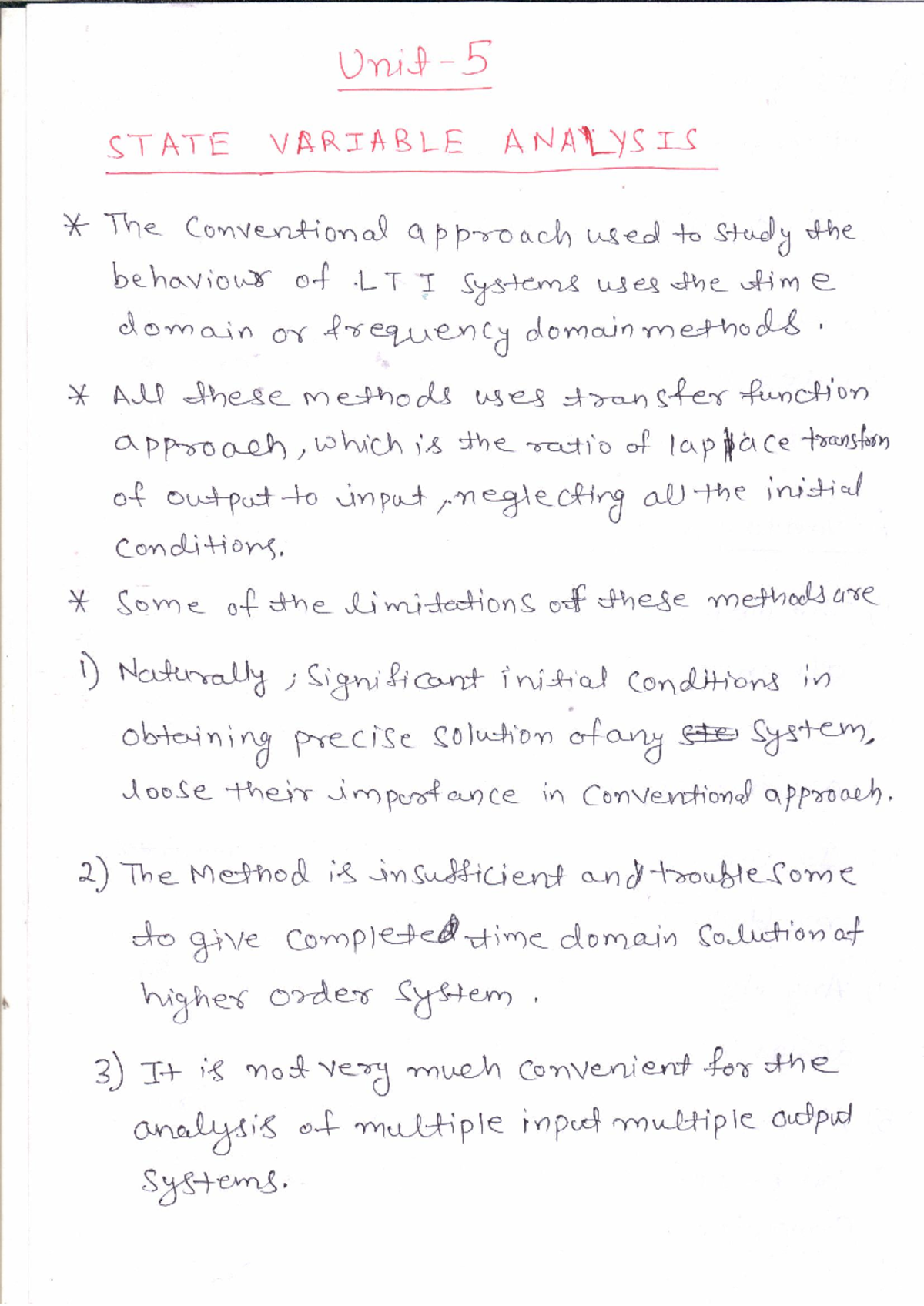 RIC-603 Unit 2 - unit 2 - Control System - Studocu