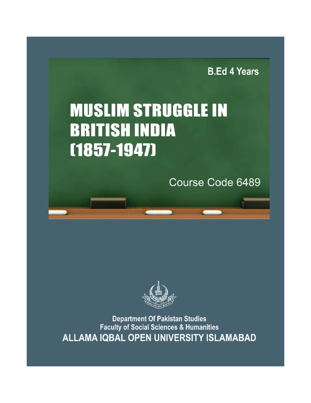 6489 - Final Book 22 - 4 - 2019 MUSLIM STRUGGLE IN BRITISH INDIA (1857 ...