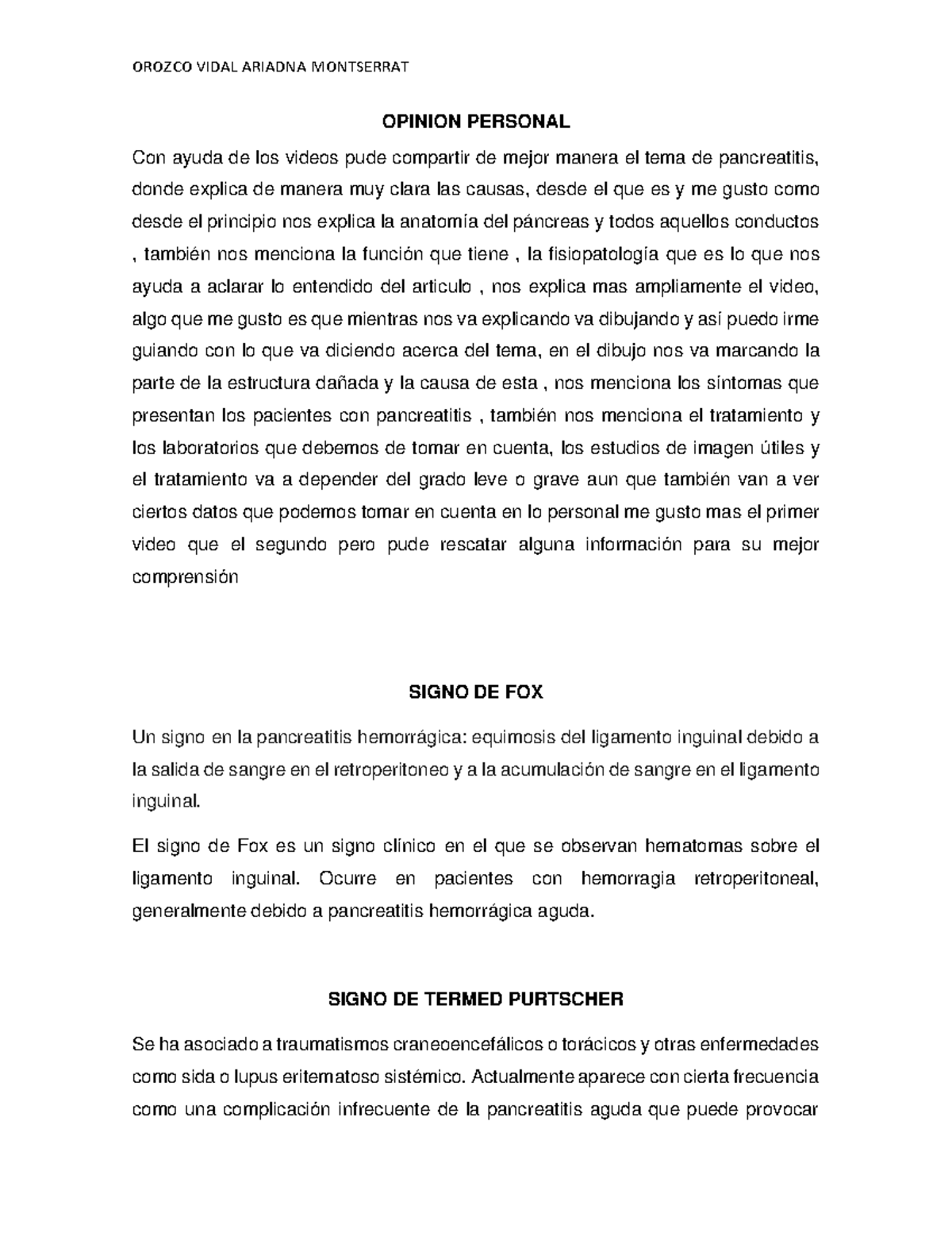 Pancreatitis - El signo de Fox es un signo clínico en el que se ...