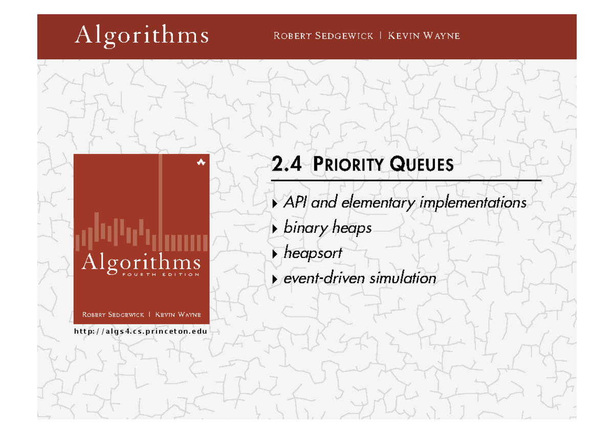 B7-Priority Queues-n - ROBERT SEDGEWICK | KEVIN WAY N E ...