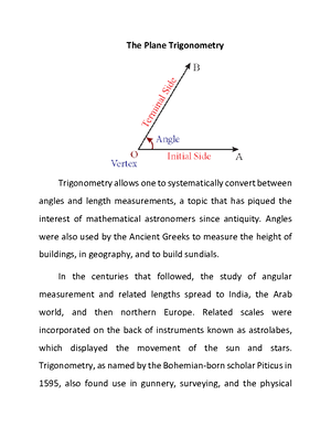 Real world example of trigonometry - Real world example of trigonometry ...