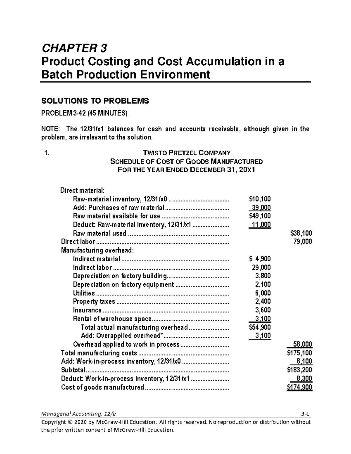 SM Chap03 - management accounting - Managerial Accounting, 12/e 3 - 1 ...