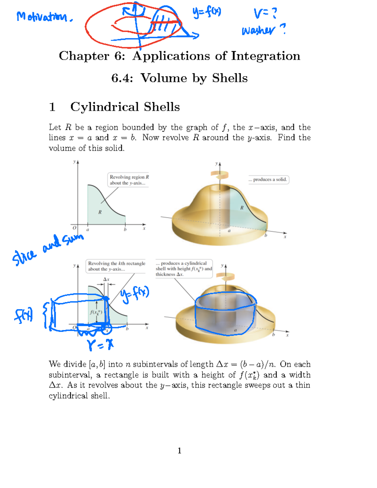 6-4 - claculas 2 book answer - Chapter 6: Applications of Integration 6 ...