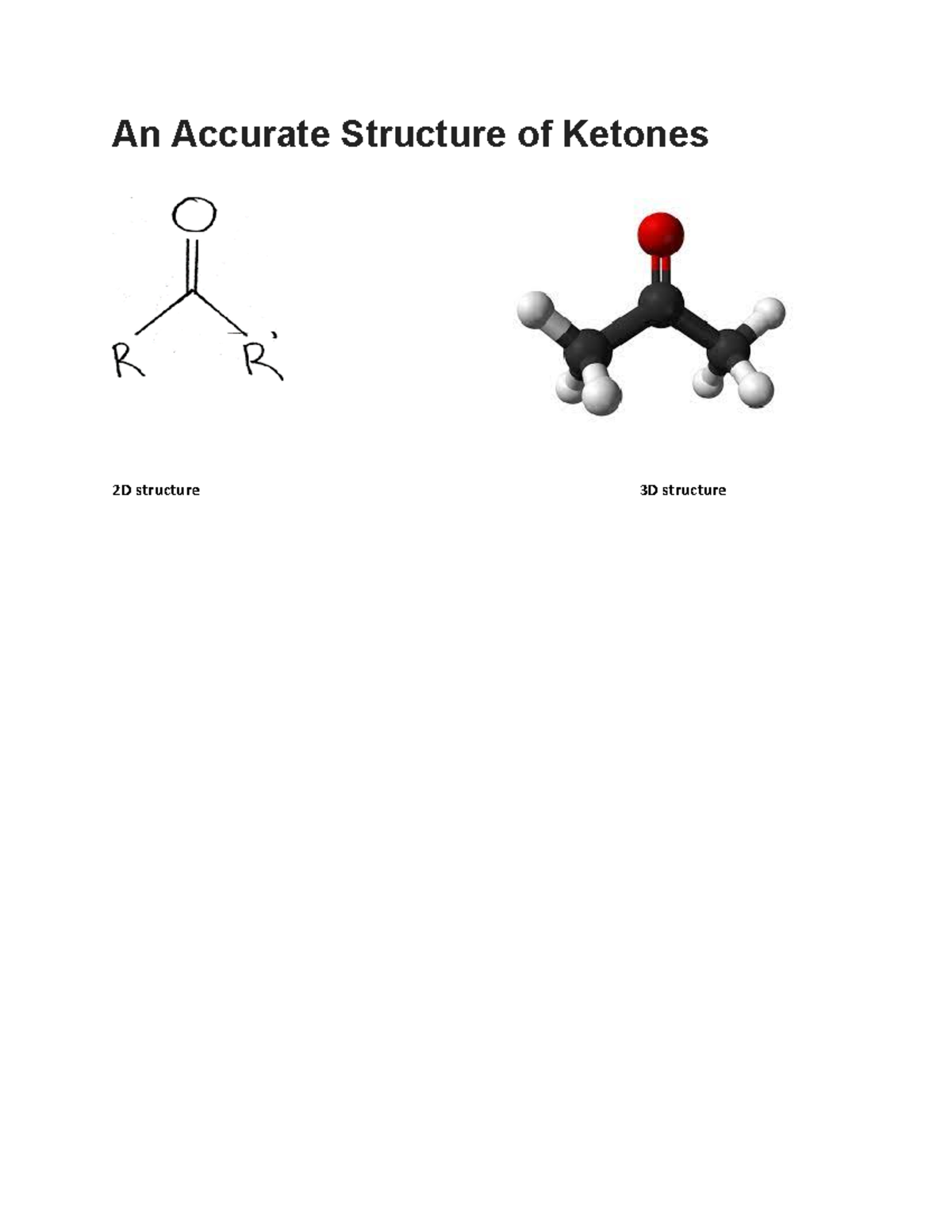 An Accurate Structure of Ketones & Physical and Chemical Properties of ...