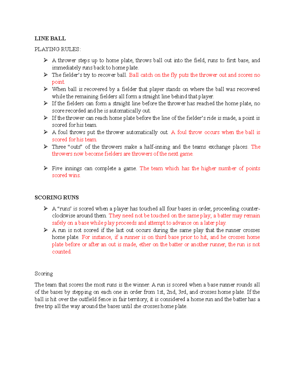 LINE BALL of basketball - LINE BALL PLAYING RULES: A thrower steps up ...
