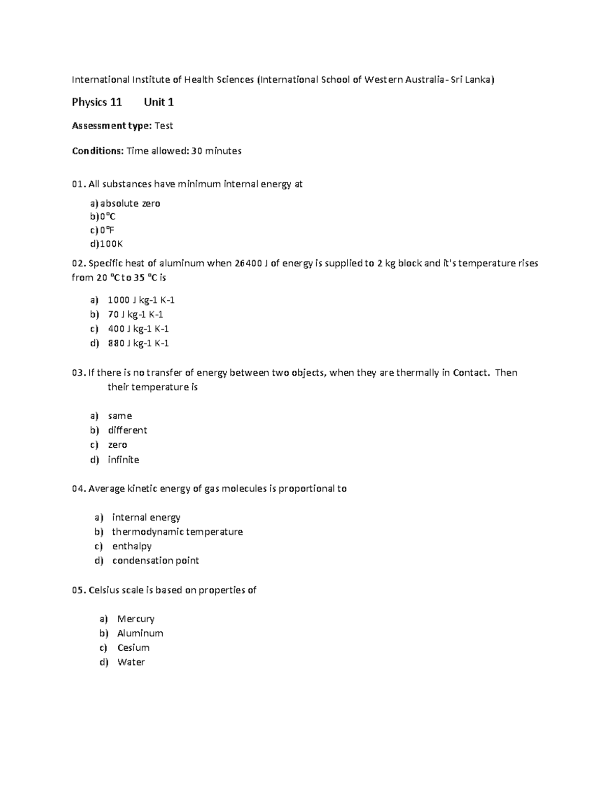 Activity assignment for nuclear physics - International Institute of ...