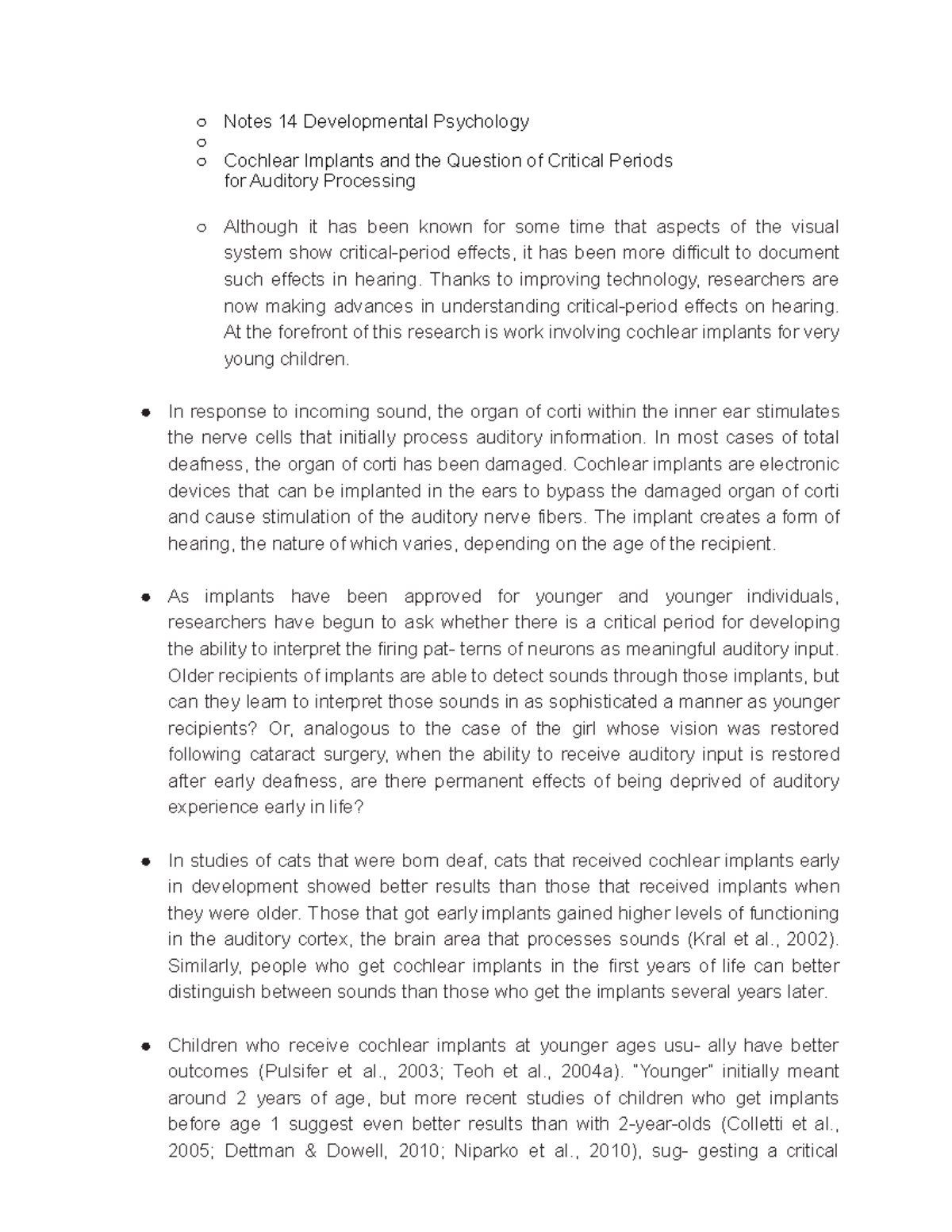 Notes 14 Developmental Psychology - NEW DIRECTIONS IN DEVELOPMENTAL ...