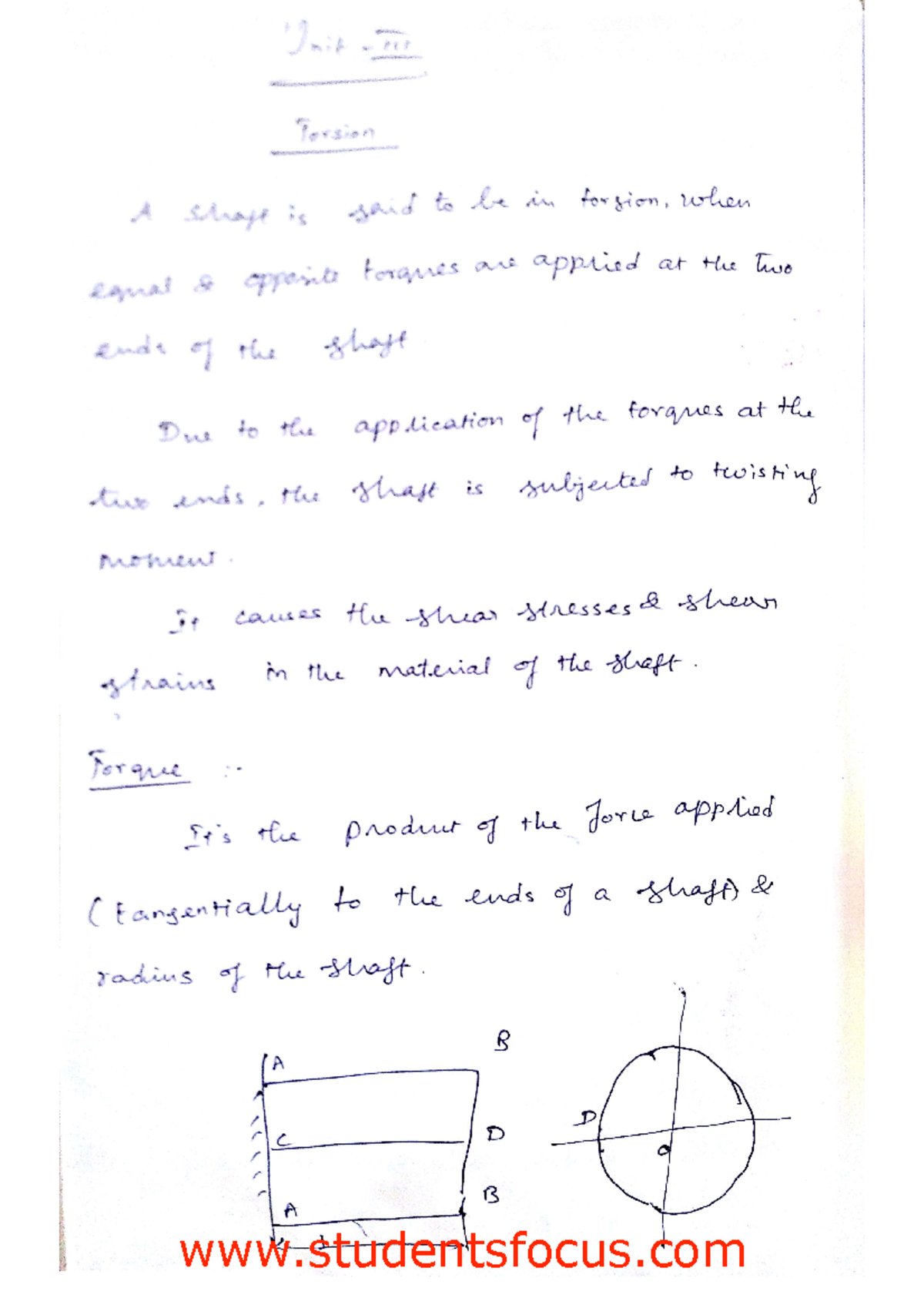 MOS 3RD UNIT - UNIT 3 - Strength of Materials - Studocu