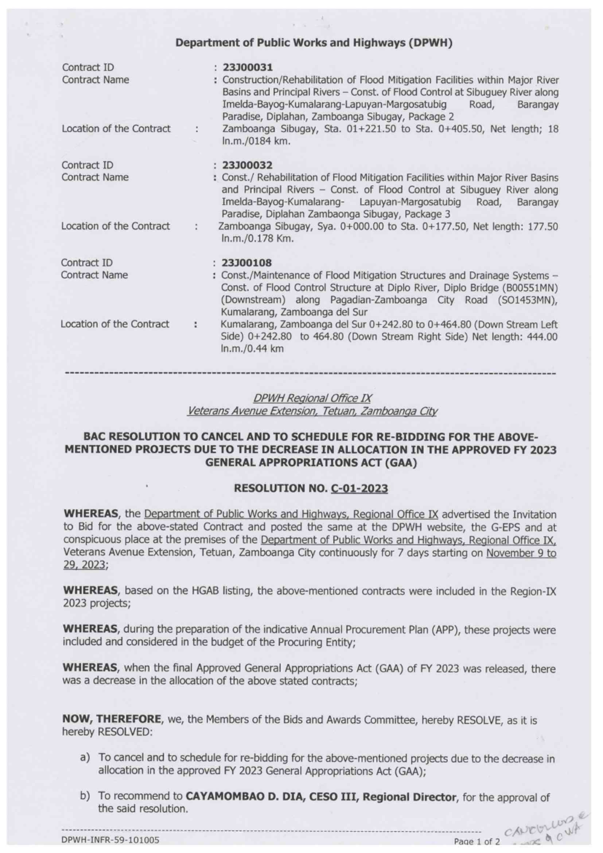 Bac resolution 23j00031 23j00032 and 23j00108 - Electrical engineering ...