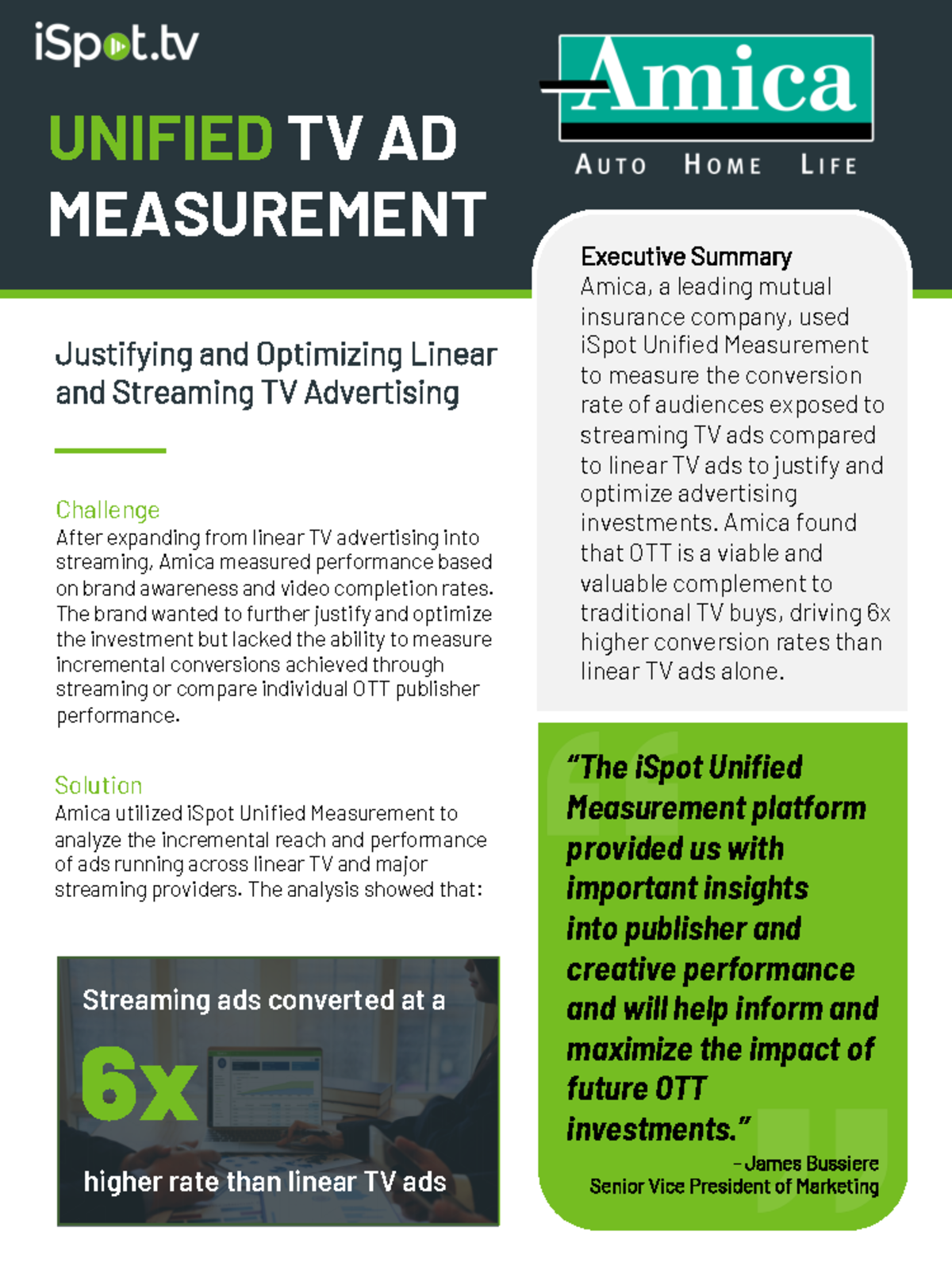 Amica casestudy Dec2020 Final 1 - UNIFIED TV AD MEASUREMENT ...