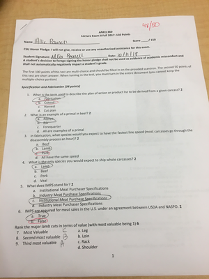 EXAM 2 Multiple choice - Professor: Bob Delmore - 30. What pathogen is ...