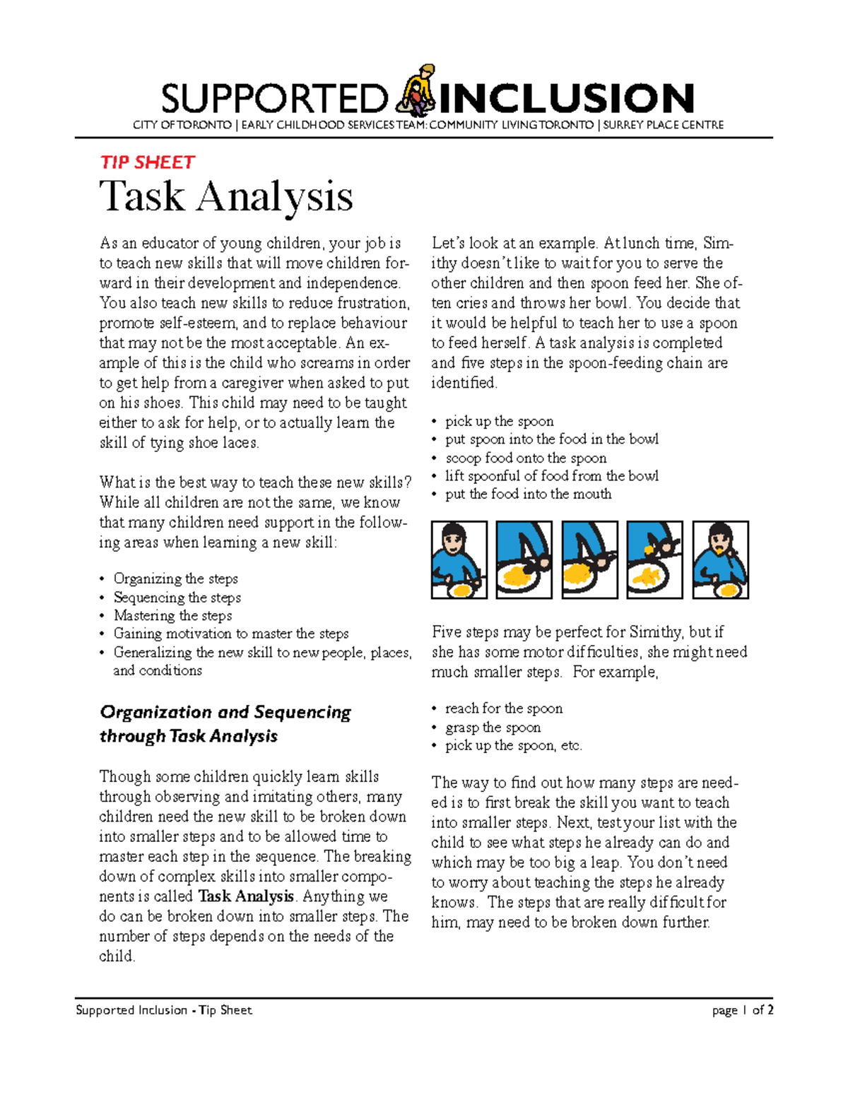 Task-analysis - Maria Sanders - ECE 315 - St. Clair College - Studocu