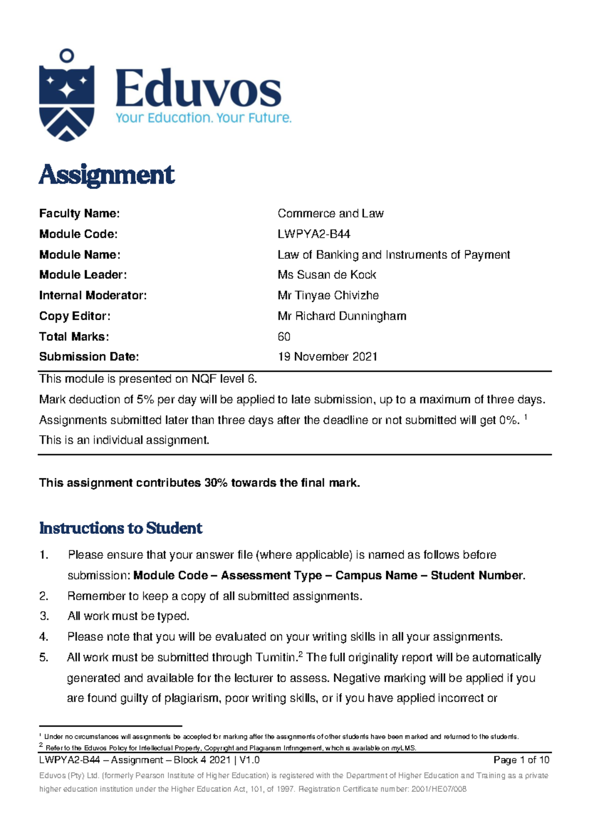 Lwpya 2-B44 - Assignment - Block 4 2021 (V1 - LWPYA2-B44 – Assignment ...