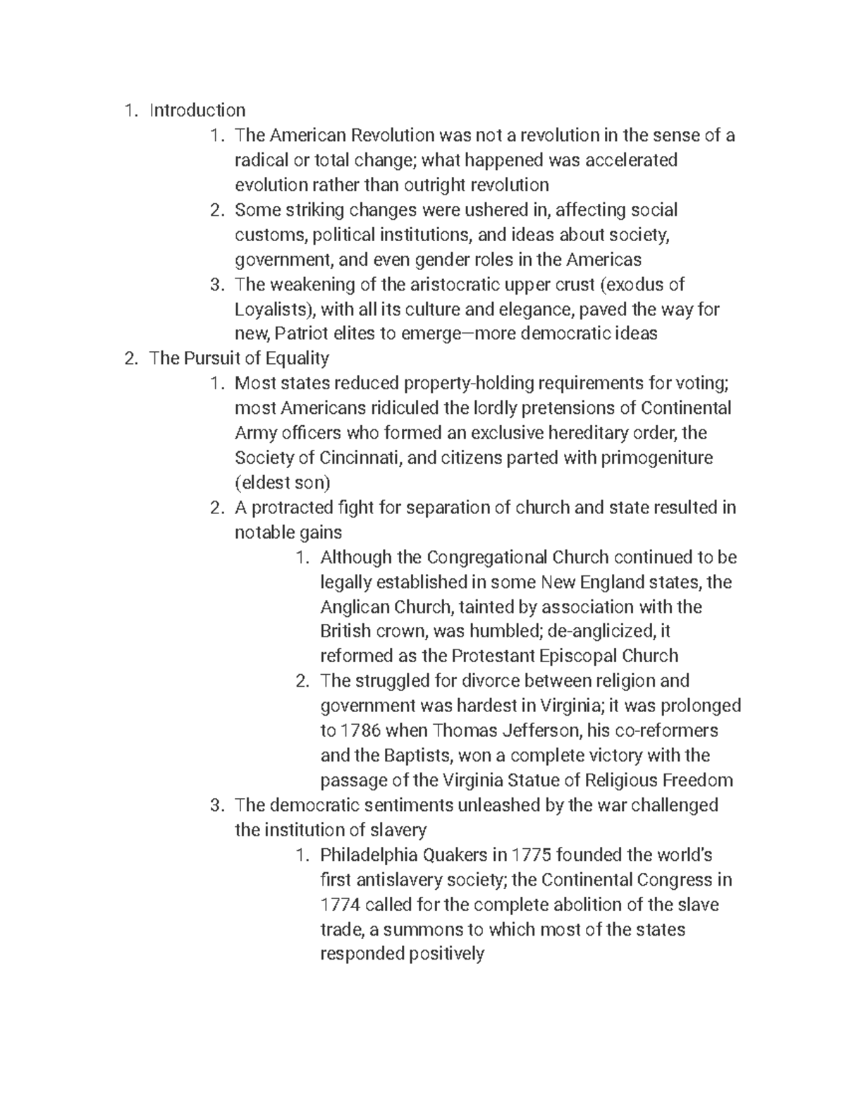 Chapter 9 The Confederation and the Constitution, 1776-1790 ...