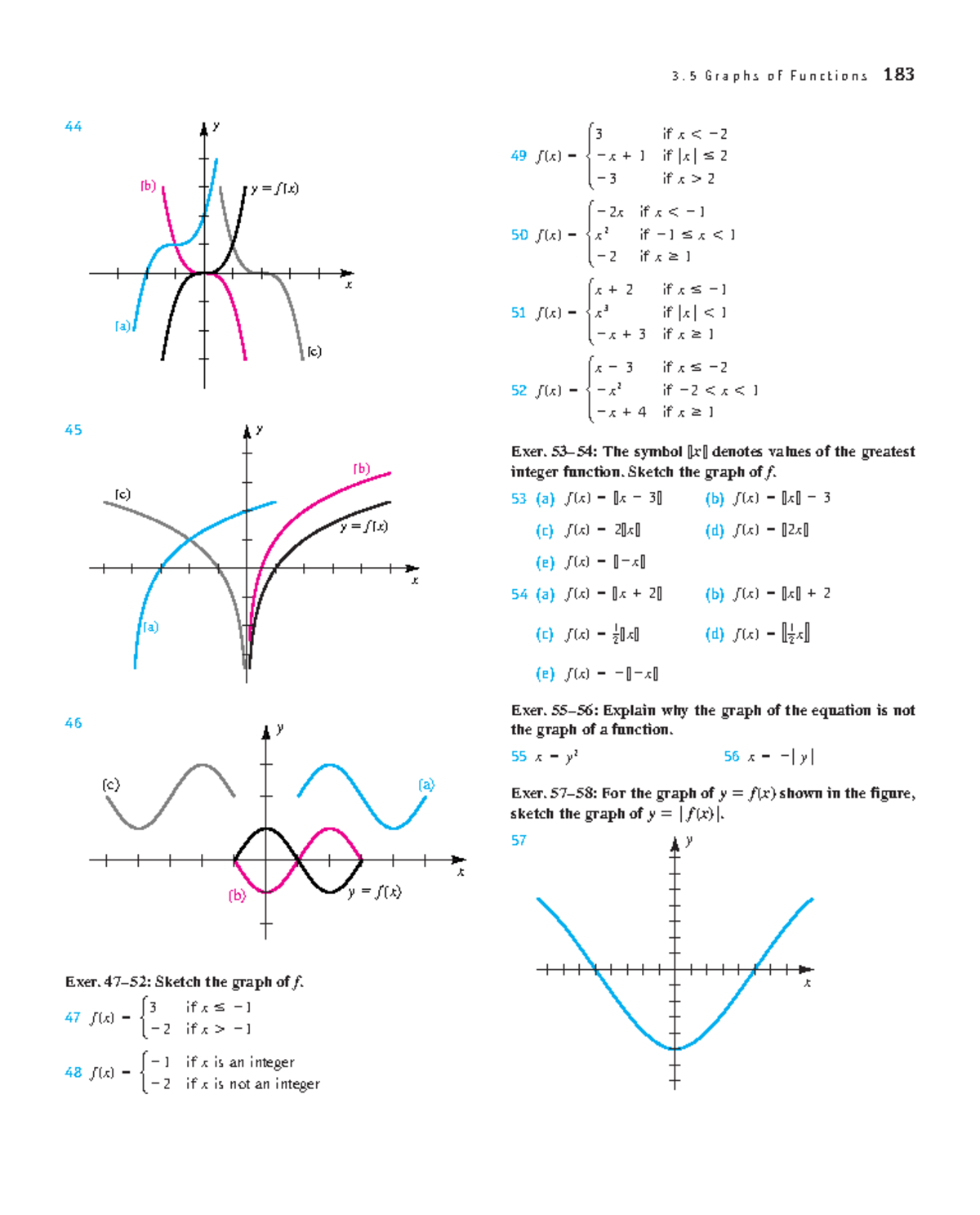 Algebra and Trigonometry with Analytic Geometry-21 - 44 45 46 Exer. 47 ...