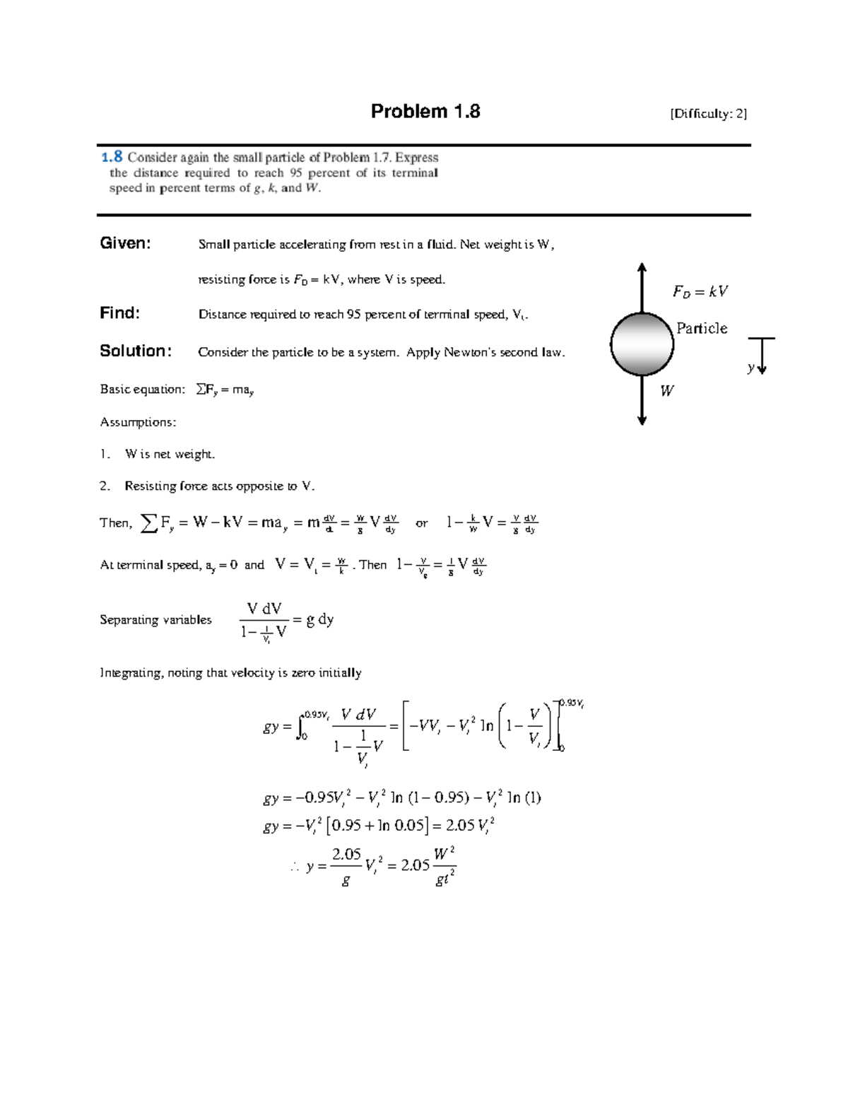 Problem 1 Fluido Problem 1 Difficulty 2 Given Small Particle problem-1-fluido-problem-1-difficulty-2-given-small-particle