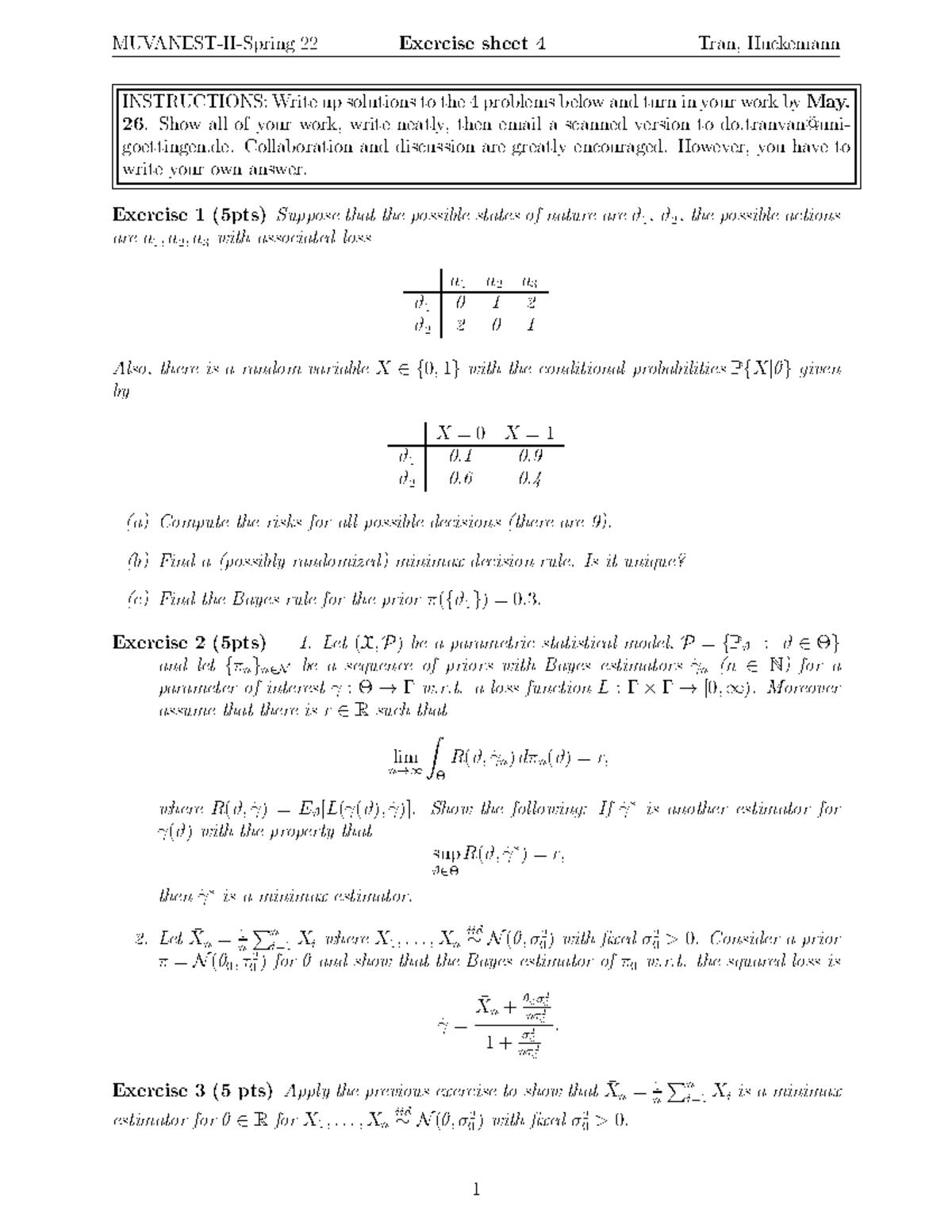 Sheet 5 Updated Sommersemester Muvanest Ii Spring 22 Exercise Sheet
