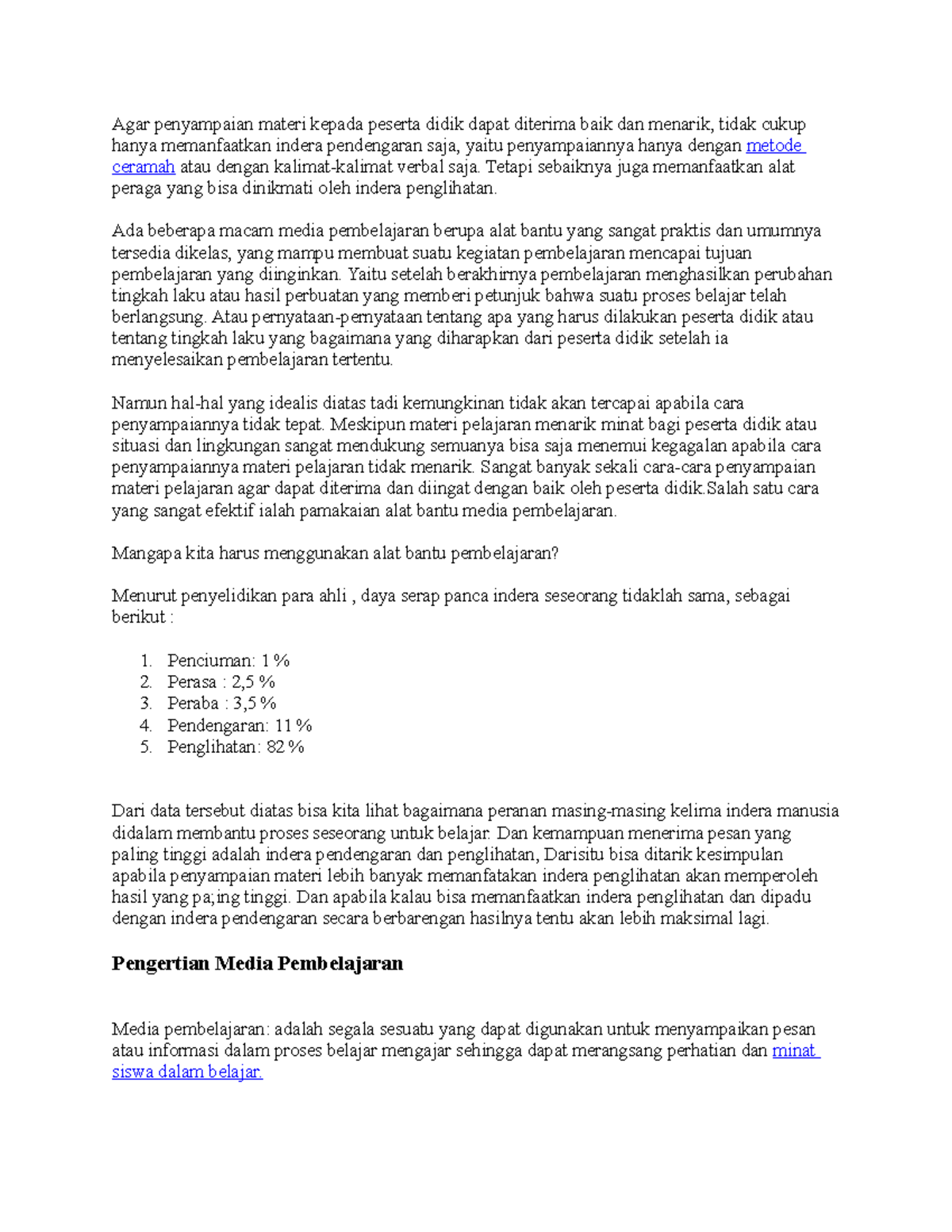 Bahan Bunga Rampai - Agar penyampaian materi kepada peserta didik dapat ...