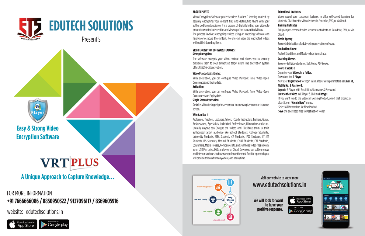 Eplayer vrt brochure - Just - Present’s EDUTECH SOLUTIONS Easy & Strong ...