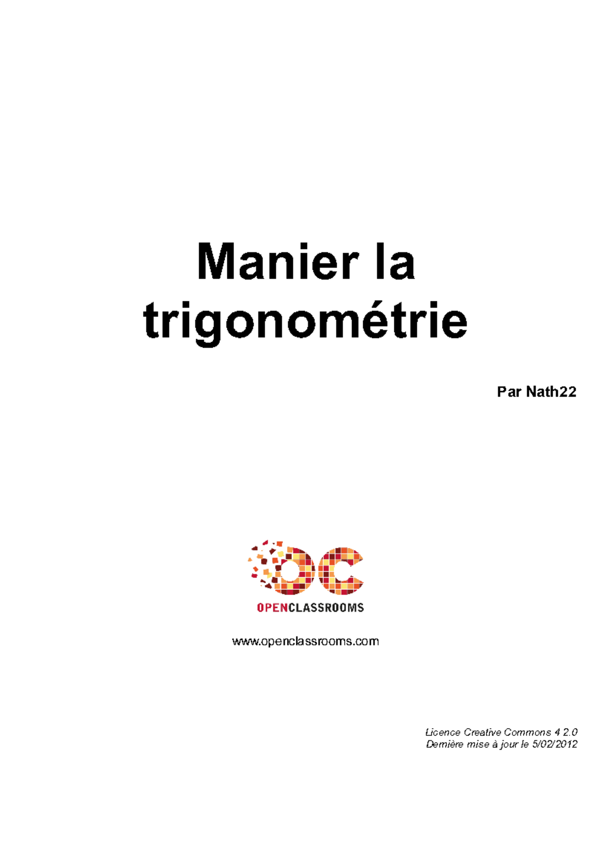 554747 manier la trigonometrie - Manier la trigonométrie Par Nath ...