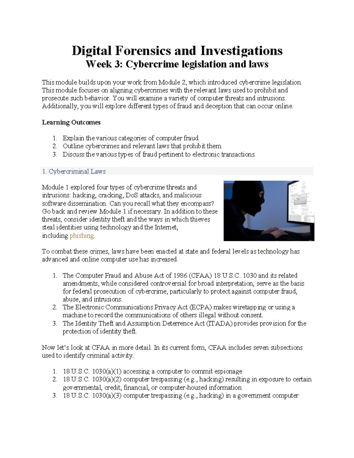 Digital Forensics and Investigations-Week3 Notes - Digital Forensics ...