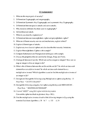 Message integrity and authentication - Message Integrity- Message Integrity describes the ...