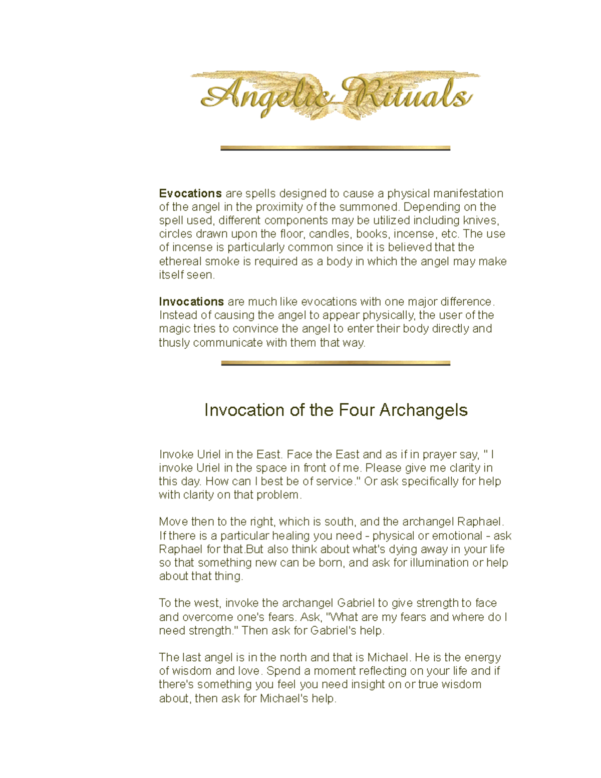 Pdfcoffee - An intricate course - Evocations are spells designed to ...