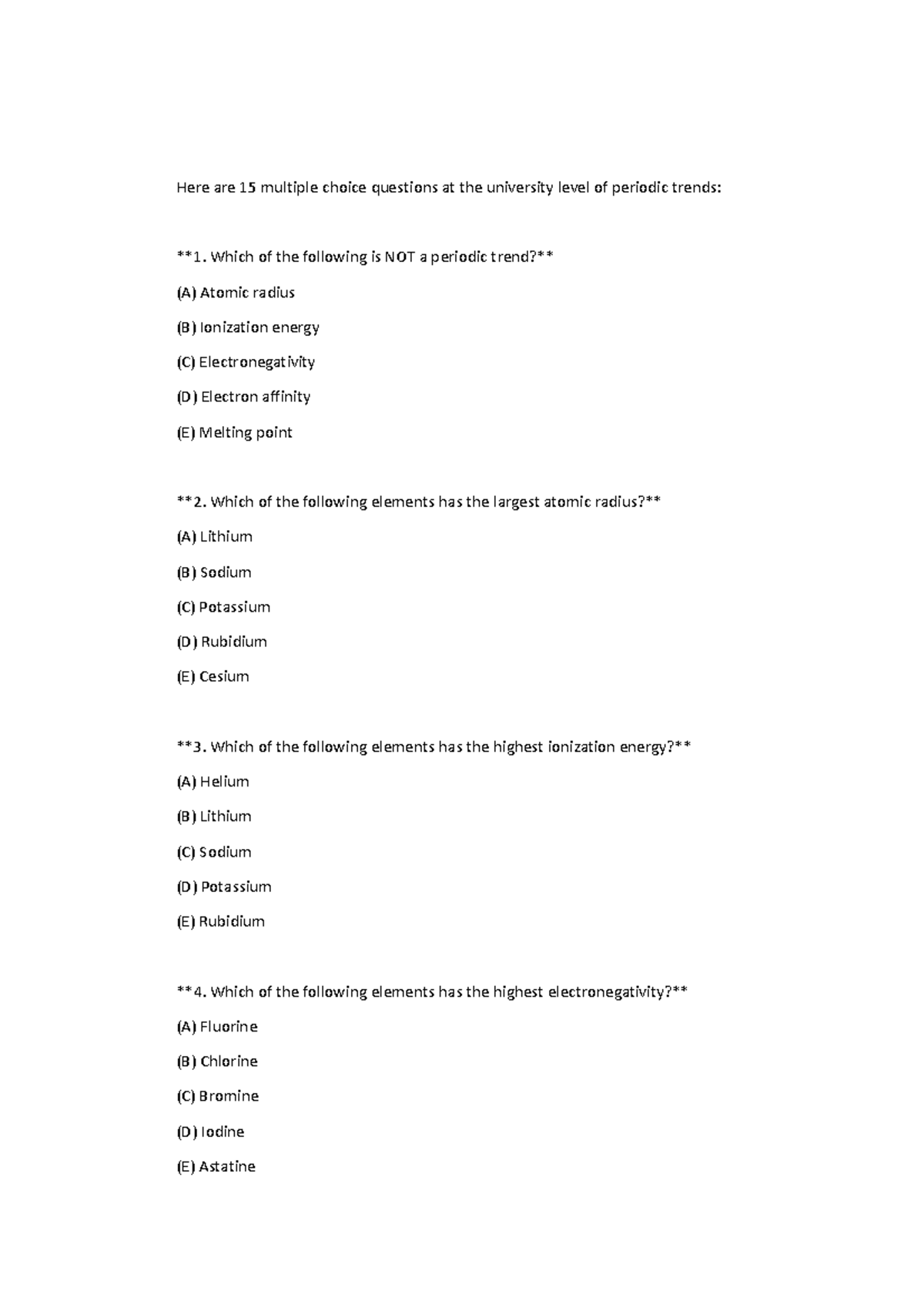 Information System Audit (AKU3304) - Here are 15 multiple choice ...