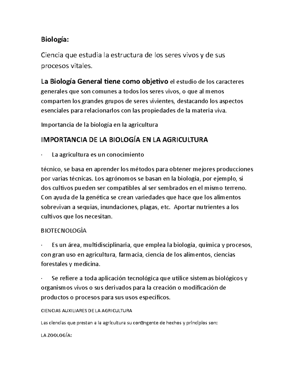 Biología - temas de biologia - Biología: Ciencia que estudia la ...