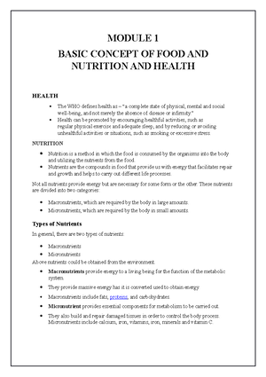 Module 3 - FOOD ADDITIVES USED IN FOOD - MODULE 3 FOOD ADDITIVES A food ...
