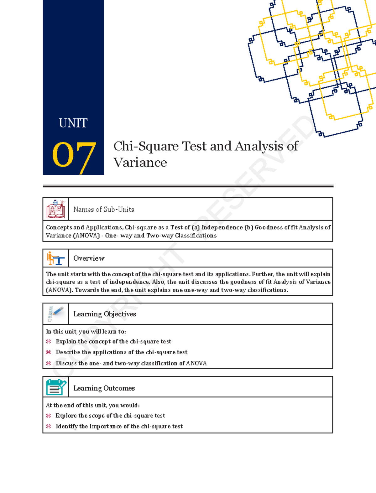 MBA Quantitative Techniques and Analytics 07 - Variance Chi-Square Test ...