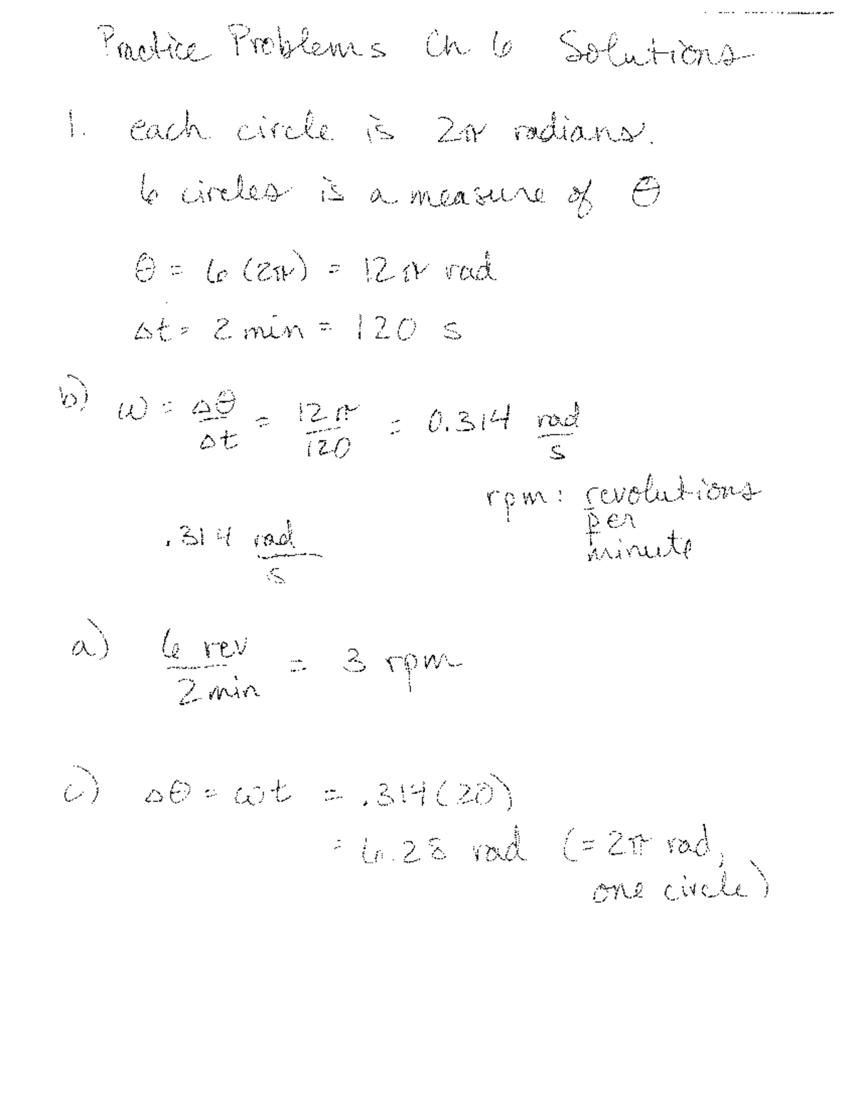 PP 8 Rotation solutions - PHYS 2020 - Studocu