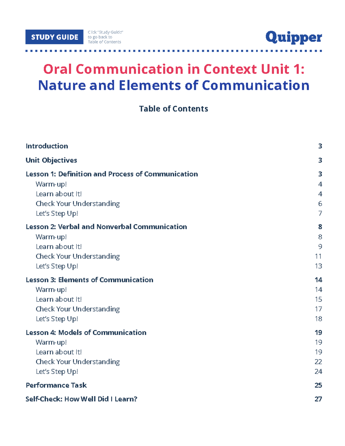 Oral Communication Unit 1 Nature and Elements of Communication - Oral ...