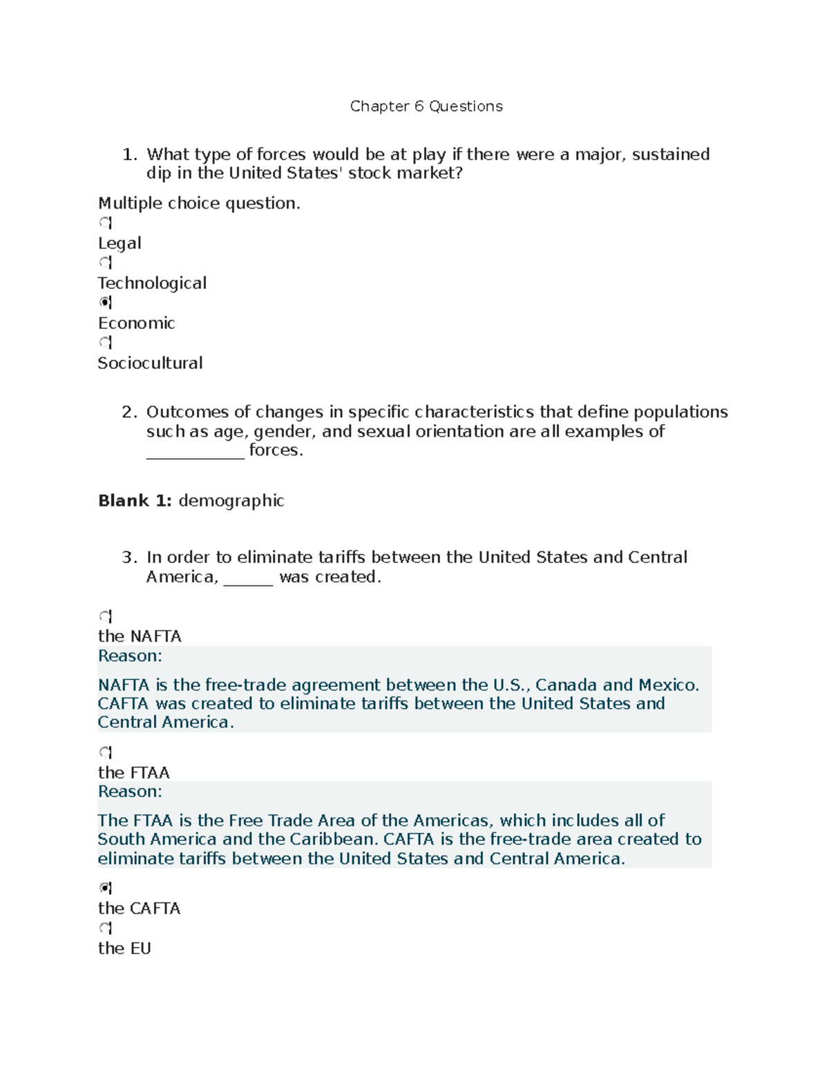 Chapter 6 Questions - Chapter 6 Questions What type of forces would be ...