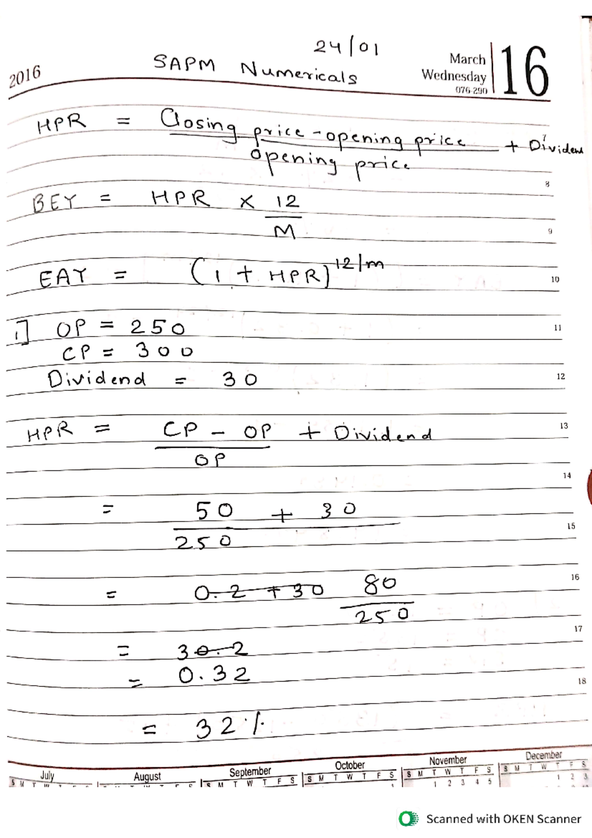 SAPM all Sums - no comment - MMS - Studocu