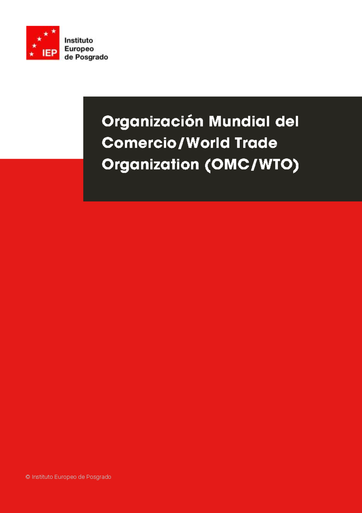 CM clase 4 pdf1 - QWEWE - 1 Organización Mundial del Comercio/World ...